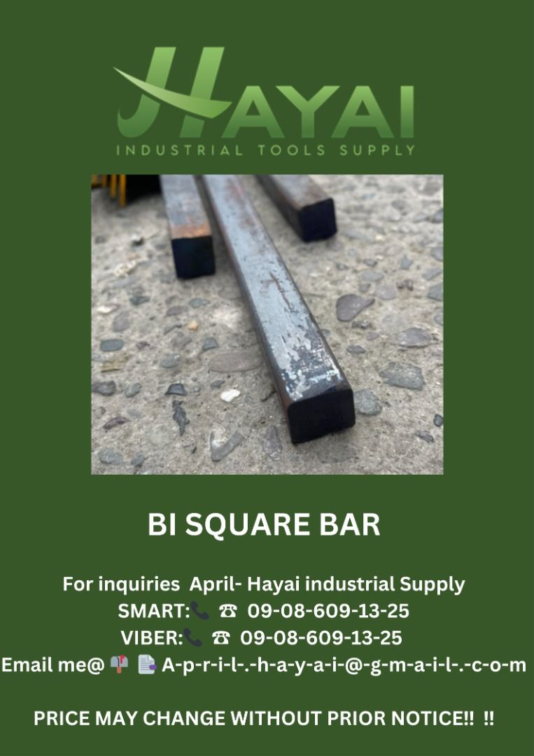 BI Square bar, Commercial & Industrial, Construction Tools & Equipment ...