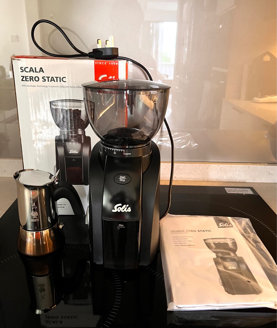 Solis Coffee Grinder with Bialetti Moka Pot, TV & Home Appliances ...