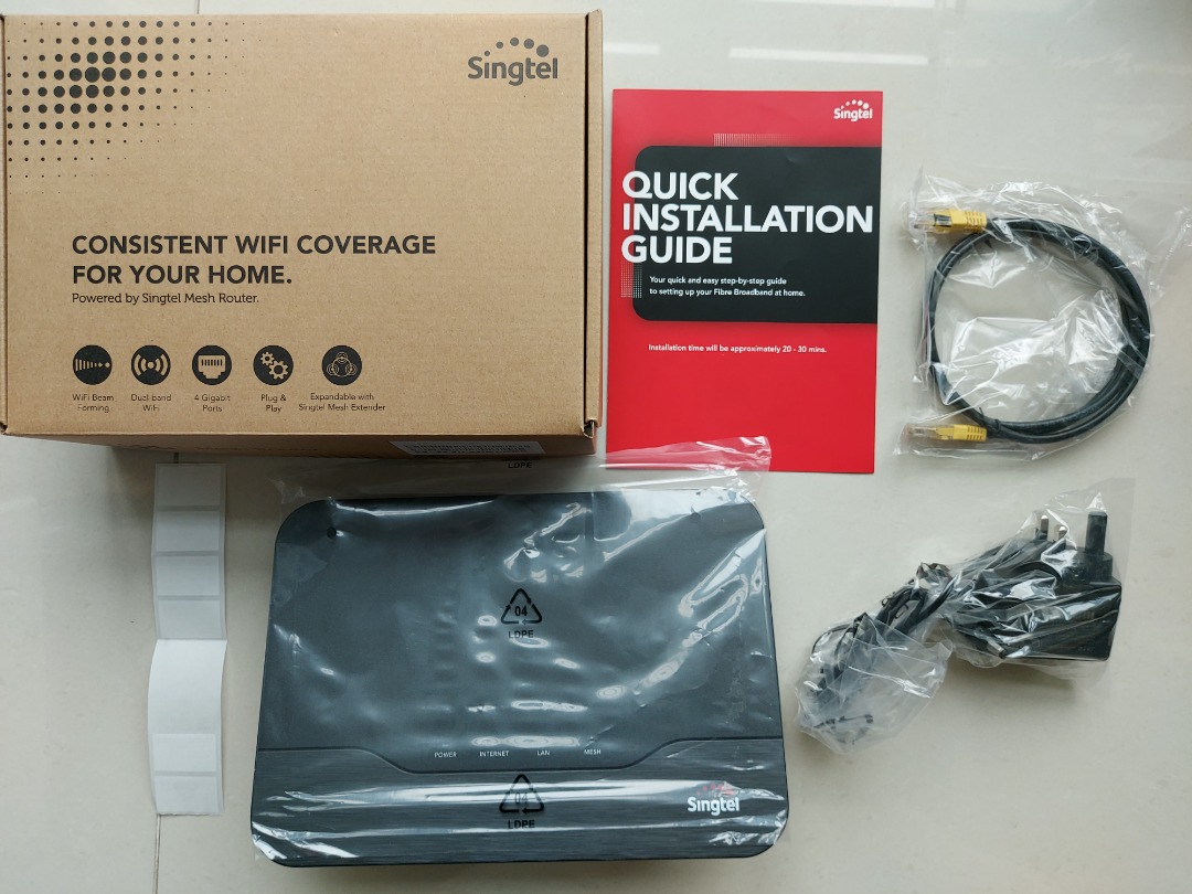 *BRAND NEW* Singtel Wireless Mesh Router, Computers & Tech, Parts ...