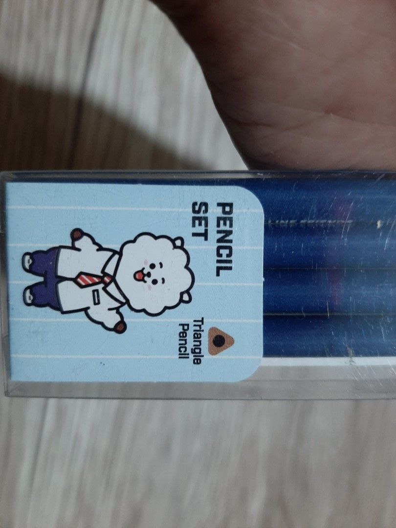 BT21 Line Friends RJ Pencil Set, Hobbies & Toys, Memorabilia ...