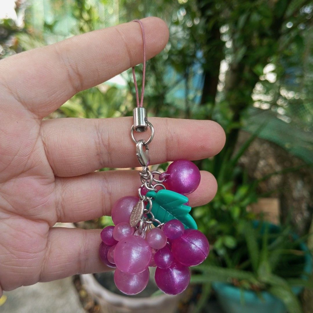 DISNEY Mickey Mouse Head Grapes Keychain, Hobbies & Toys, Toys & Games ...