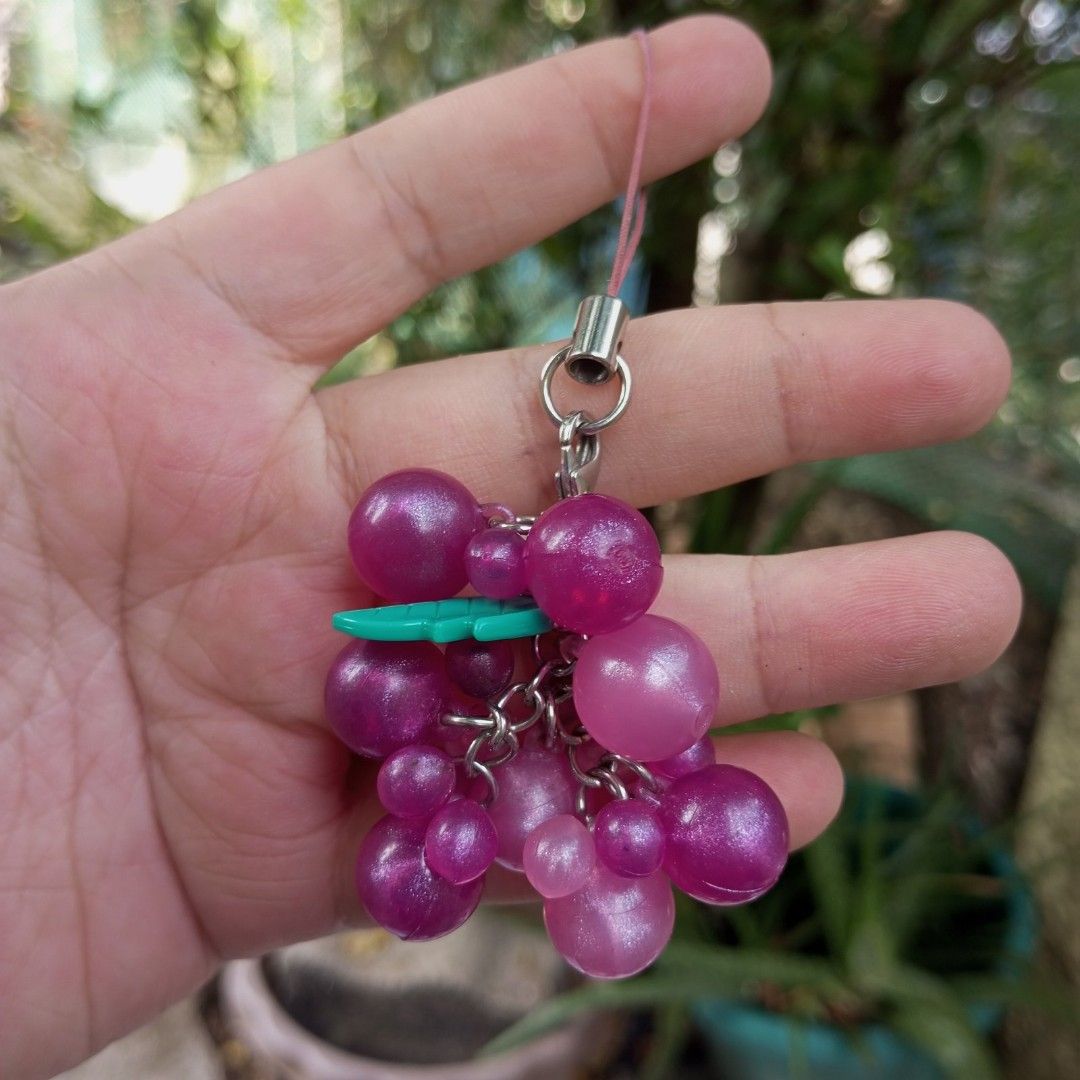 DISNEY Mickey Mouse Head Grapes Keychain, Hobbies & Toys, Toys & Games ...