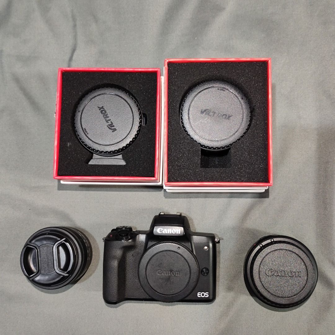 CANON EOS M50 MARK II KIT LENS PRIME LENS, Photography, Cameras on ...
