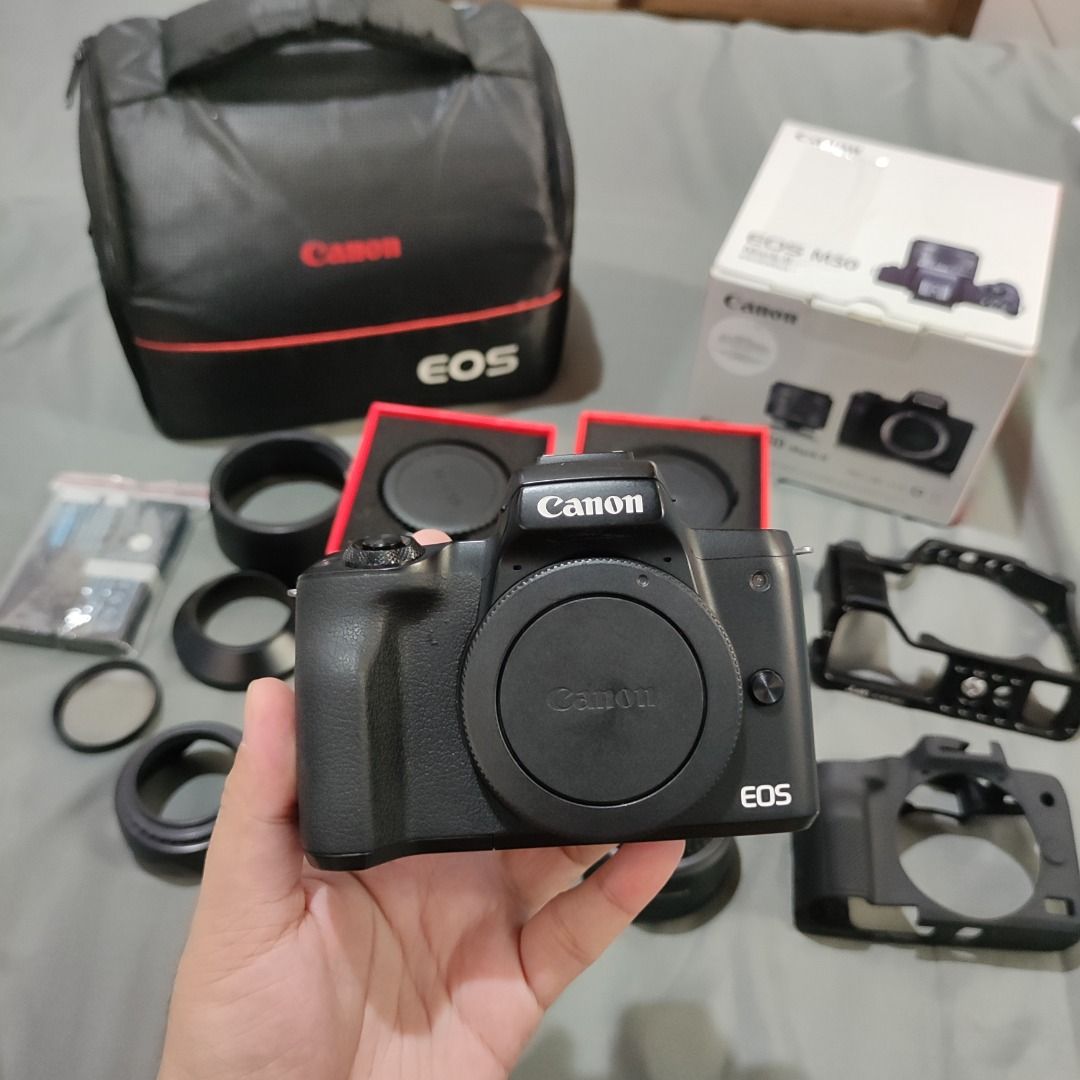 CANON EOS M50 MARK II KIT LENS PRIME LENS, Photography, Cameras on ...
