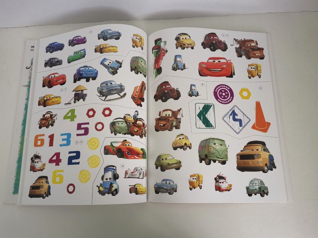 Cars 2 Stickers Book, Hobbies & Toys, Books & Magazines, Children's ...