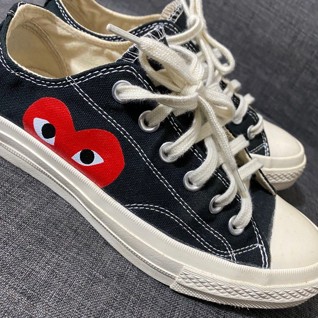 CDG Play X Converse, Women's Fashion, Footwear, Sneakers on Carousell