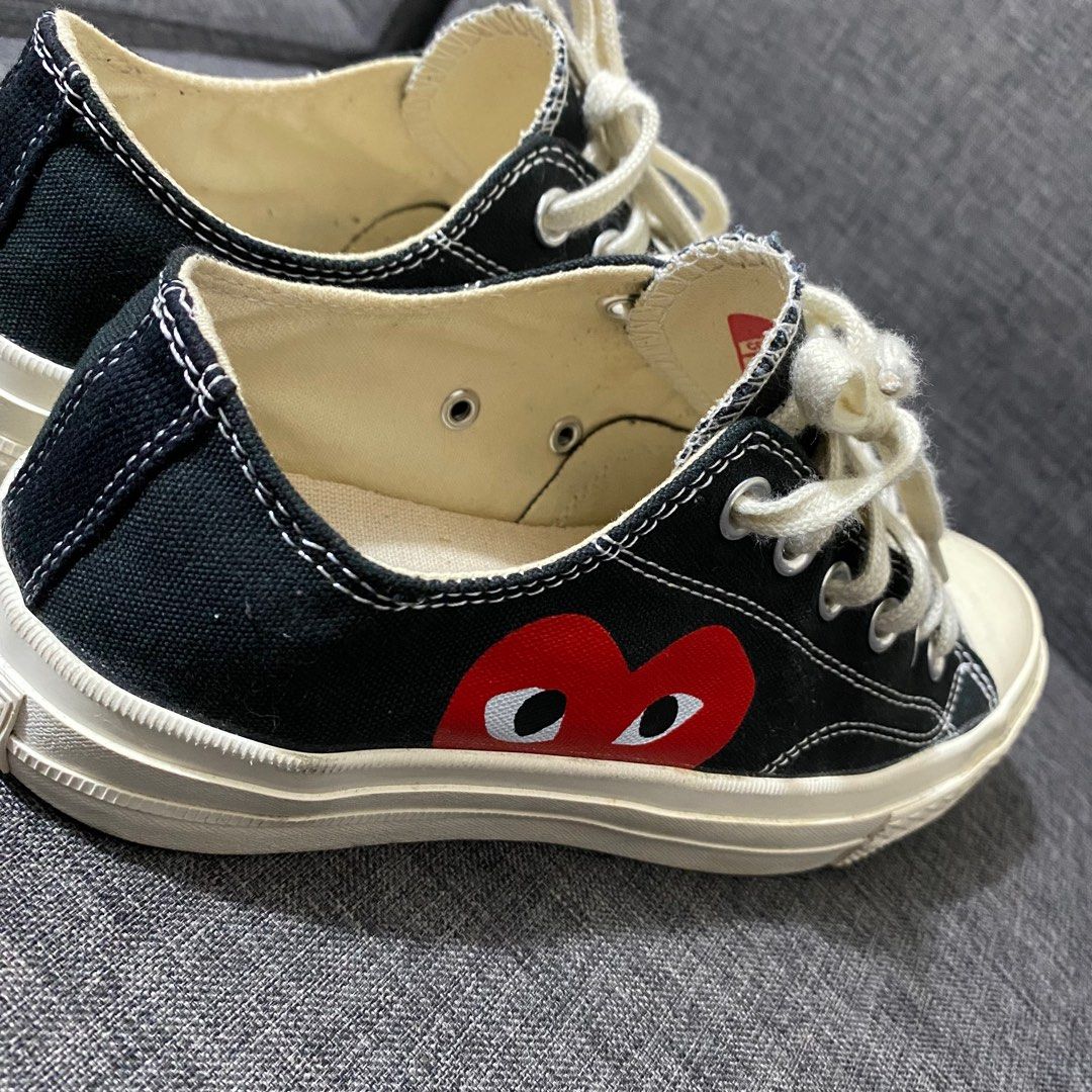 CDG Play X Converse, Women's Fashion, Footwear, Sneakers on Carousell