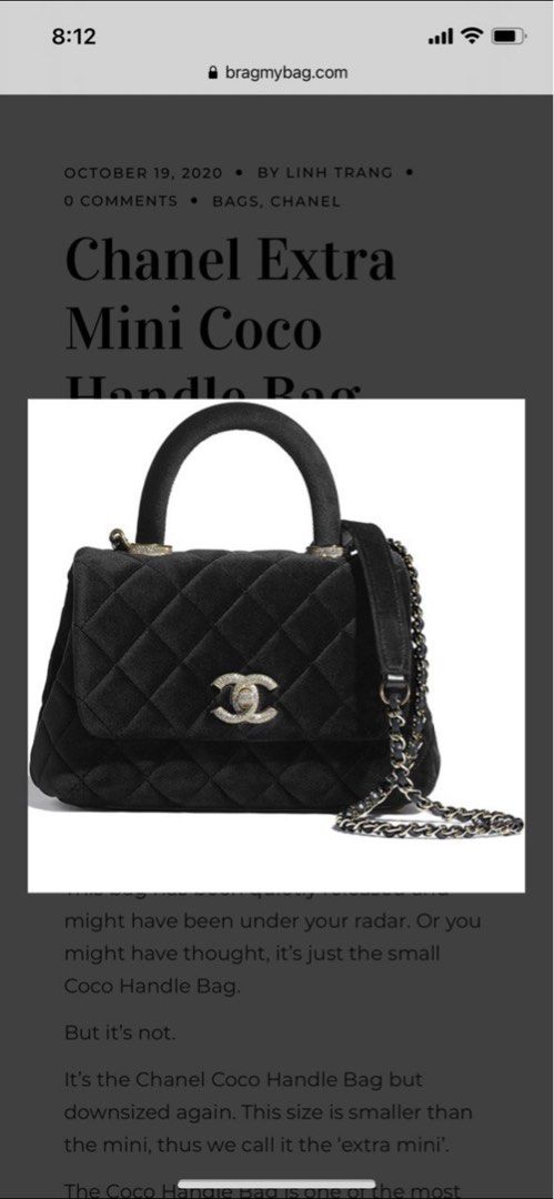 Chanel mini coco, Luxury, Bags & Wallets on Carousell