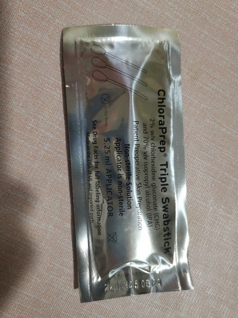 ChloraPrep Triple Swabstick, Health & Nutrition, Medical Supplies ...