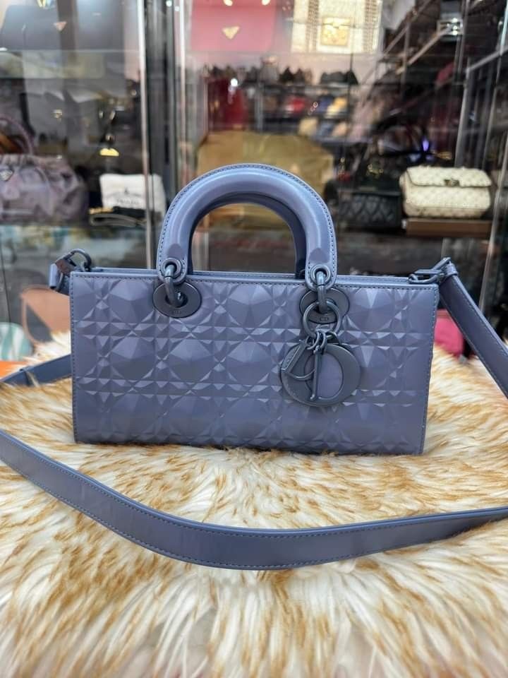 Christian Dior- LADY D-JOY Diamond Bag, Luxury, Bags & Wallets on Carousell