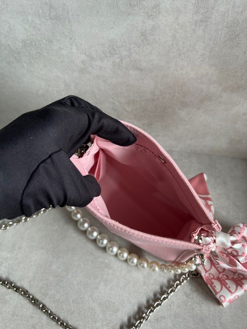 Christian dior reworked with two detchable chain and free twilly box ...