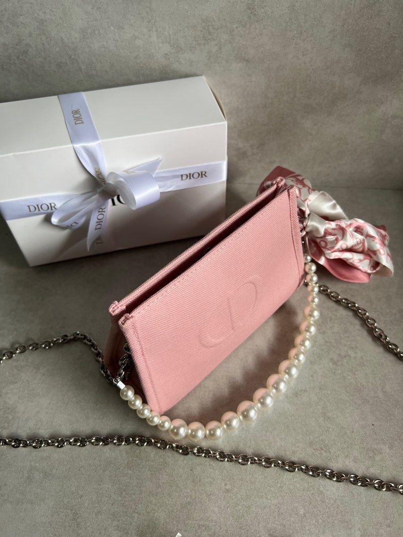 Christian dior reworked with two detchable chain and free twilly box ...