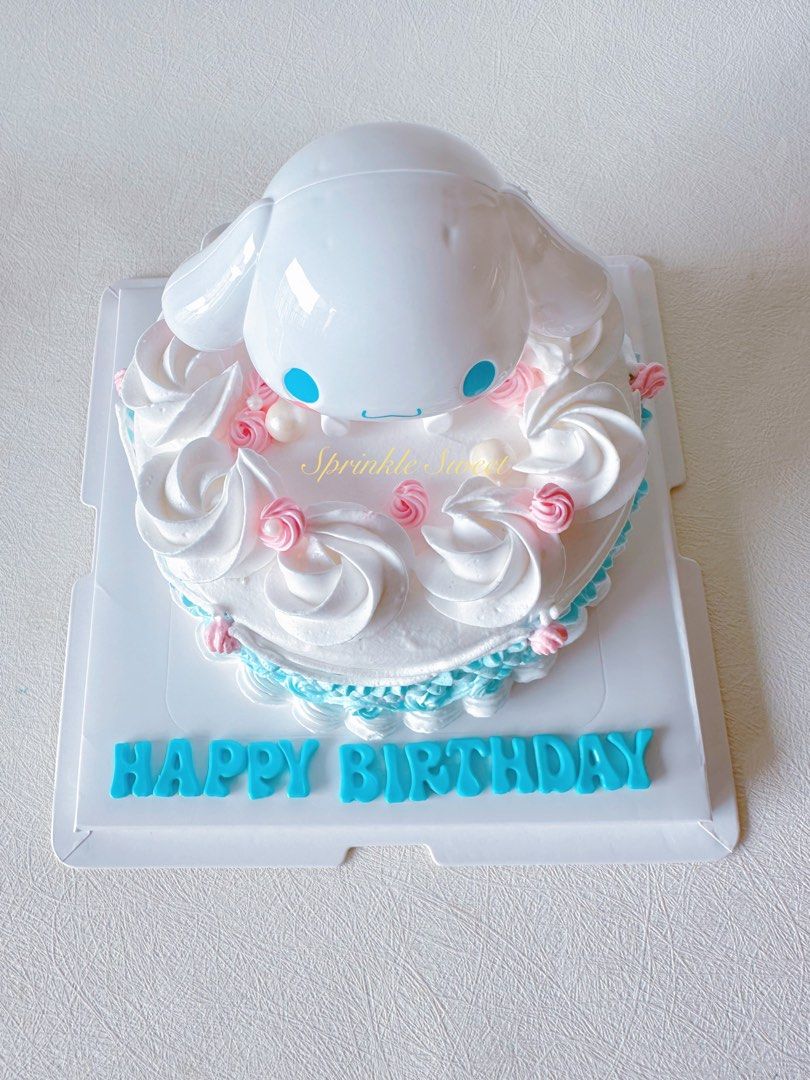 Sanrio Cinnamoroll Birthday cake/ Sanrio piñata cake/ Customised cake ...