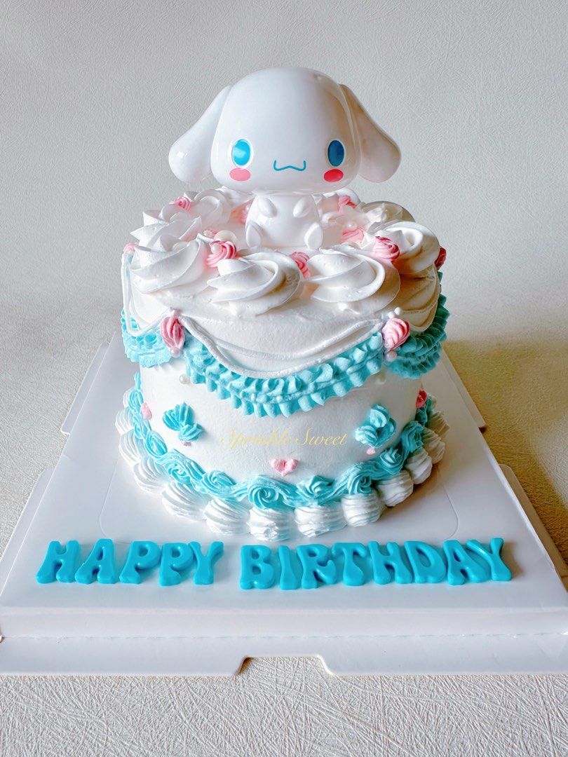 Sanrio Cinnamoroll Birthday cake/ Sanrio piñata cake/ Customised cake ...