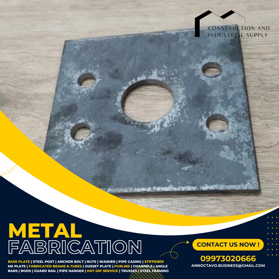 Civil Construction | Fabrication | Base Plate | Metal Work | Welding ...