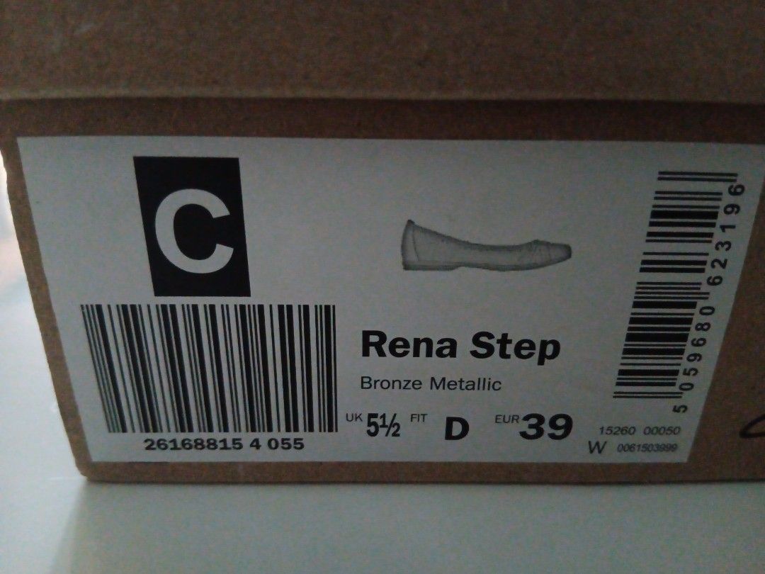 Clarks Rena Step Bronze, Luxury, Sneakers & Footwear on Carousell