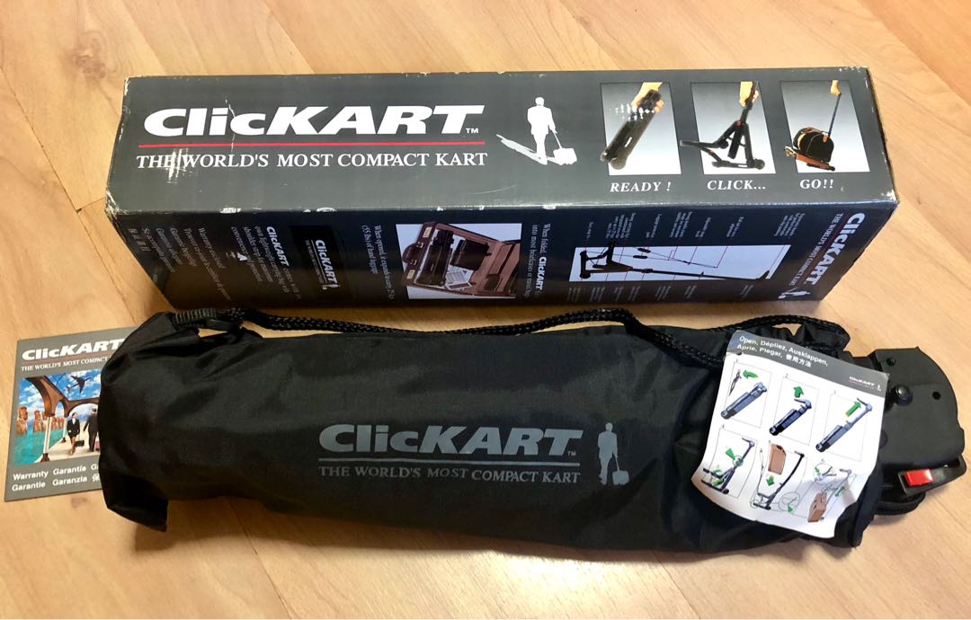 Clickart Compact Trolley Cart, Sports Equipment, Other Sports Equipment ...