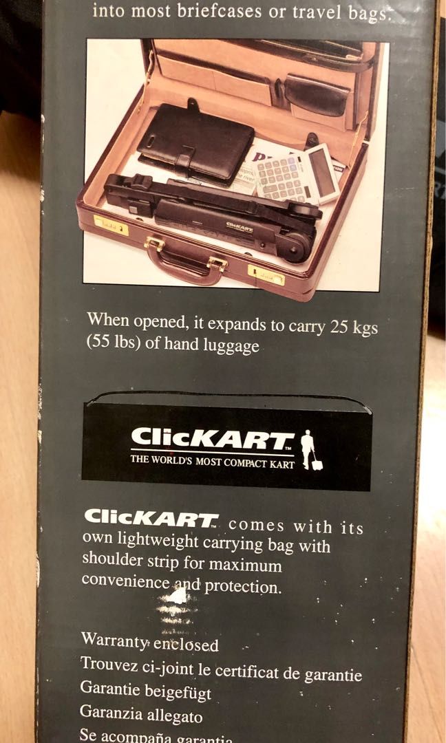 Clickart Compact Trolley Cart, Sports Equipment, Other Sports Equipment ...