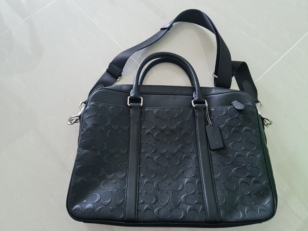 Coach Laptop Bag Briefcase, Men's Fashion, Bags, Briefcases on Carousell