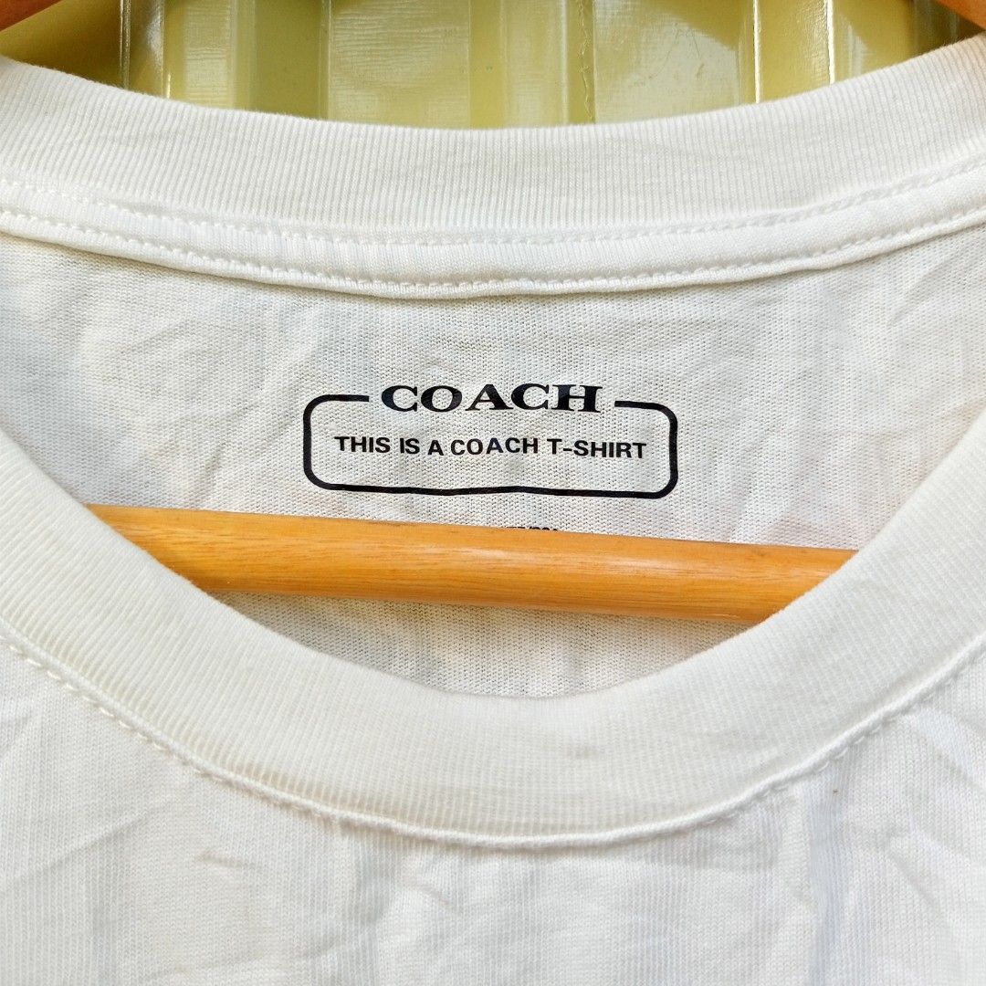 Coach shirt reflectorized, Men's Fashion, Tops & Sets, Tshirts & Polo ...