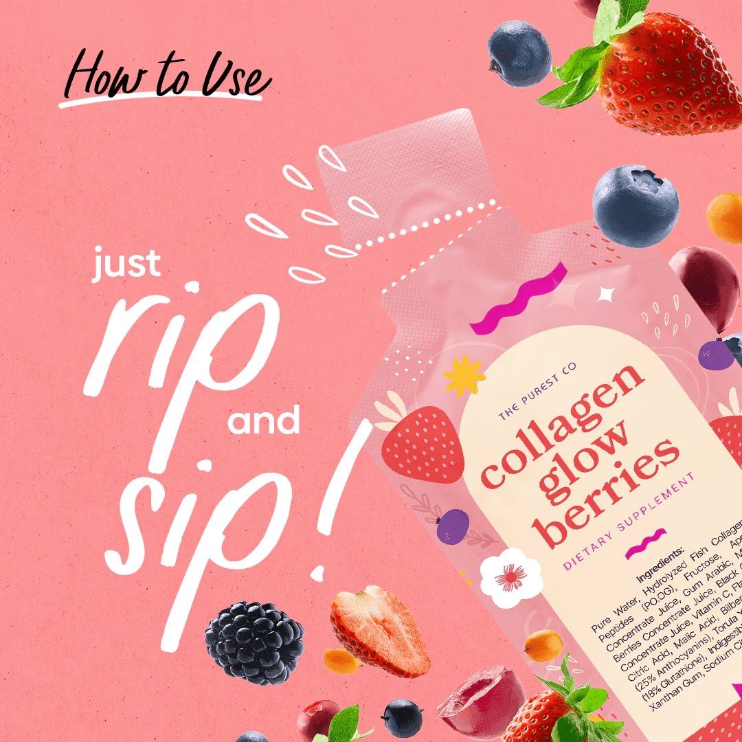 Collagen Glow Berries, Health & Nutrition, Health Supplements, Vitamins ...