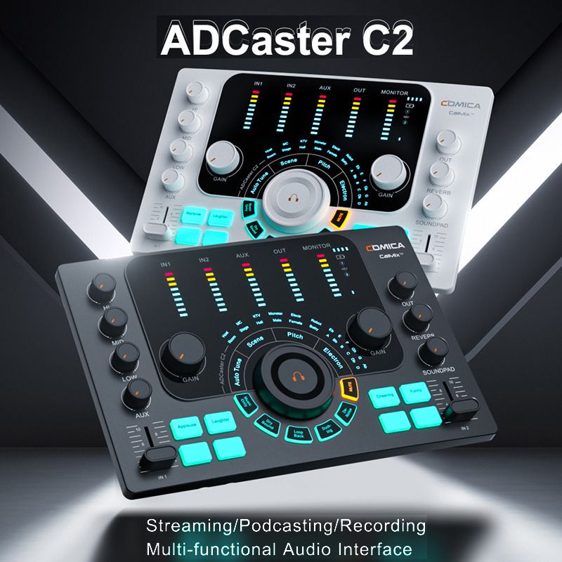 Comica C2 Sound Card Feature-packed Audio Interface for Streaming ...