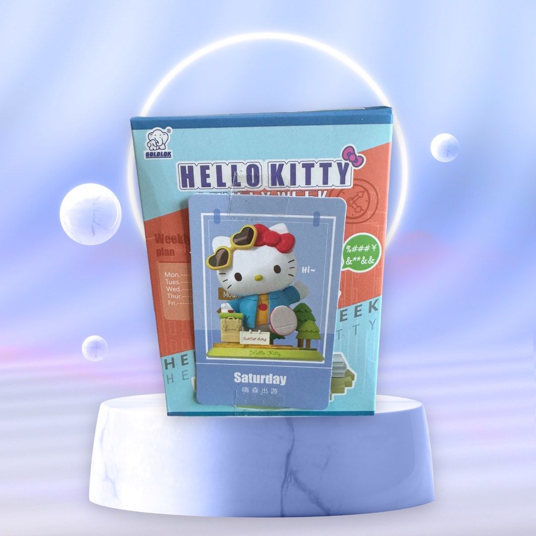 CPCM Blind Box Figurine Hello Kitty Saturday, Hobbies & Toys, Toys ...