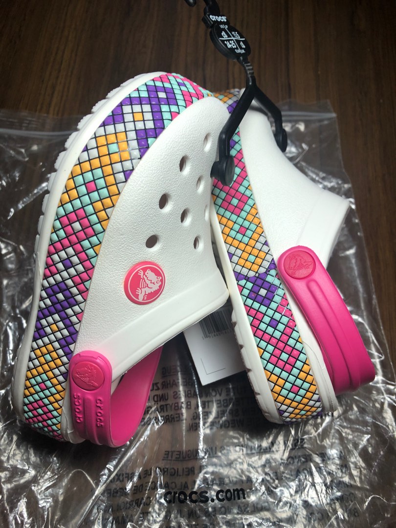 Crocs Gallery Clog K Oyster Relaxed Fit C8, Babies & Kids, Babies ...