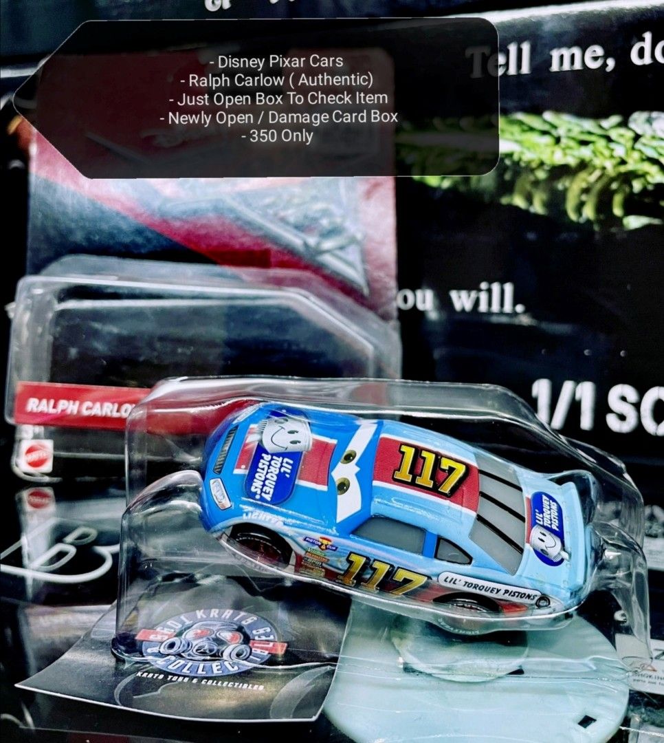 Disney Pixar Cars Ralph Carlow, Hobbies & Toys, Toys & Games on Carousell