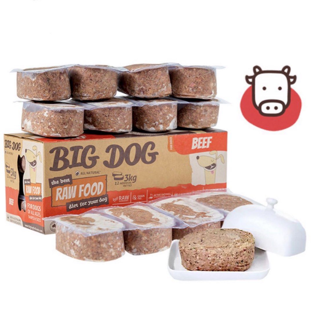 Dog BARF Frozen Raw Dog Food (Beef), Pet Supplies, Pet Food on Carousell