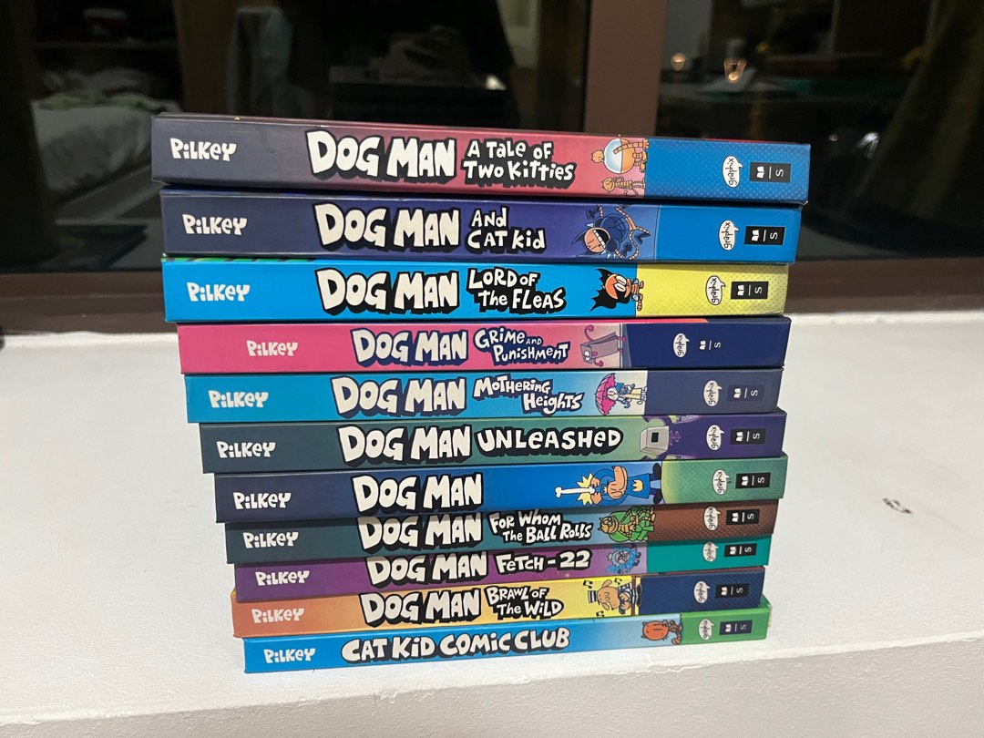 Dog man 10 books and 1 cat kid, Hobbies & Toys, Books & Magazines ...