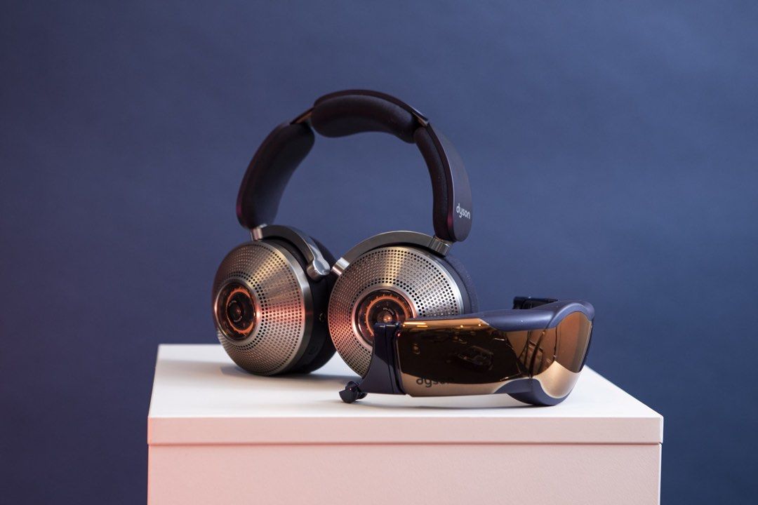 Dyson Zone™ Absolute+ noise cancelling headphones (Prussian Blue/Bright ...