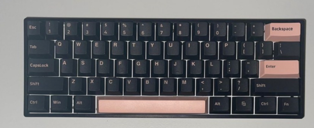 Epomaker GK61xs 60% custom modded keyboard, with add ons, metal plate ...