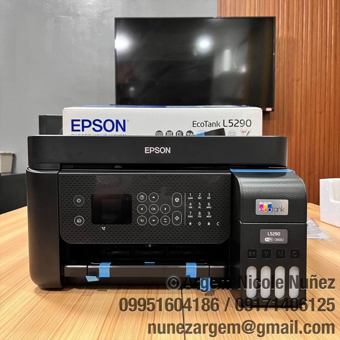 Epson EcoTank L5290 A4 Wi-Fi All-in-One Ink Tank Printer with ADF ...