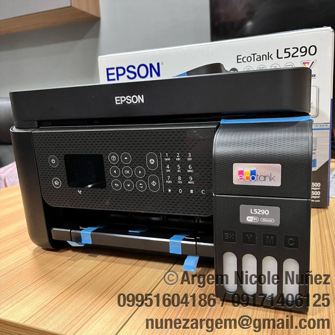 Epson EcoTank L5290 A4 Wi-Fi All-in-One Ink Tank Printer with ADF ...