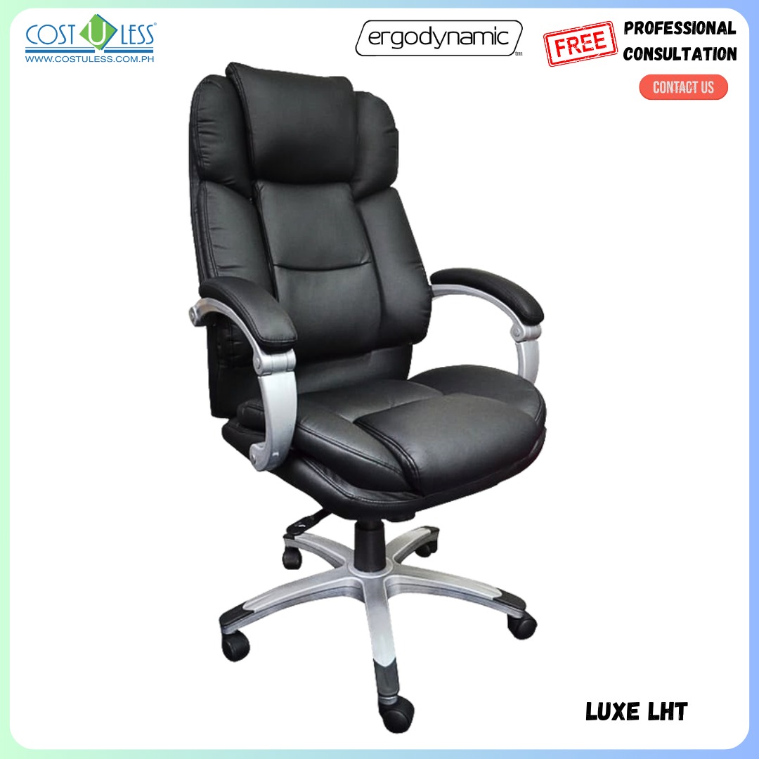 ERGODYNAMIC LUXE LHT Leather Chair, Boss Chair, Manager Chair, Office ...