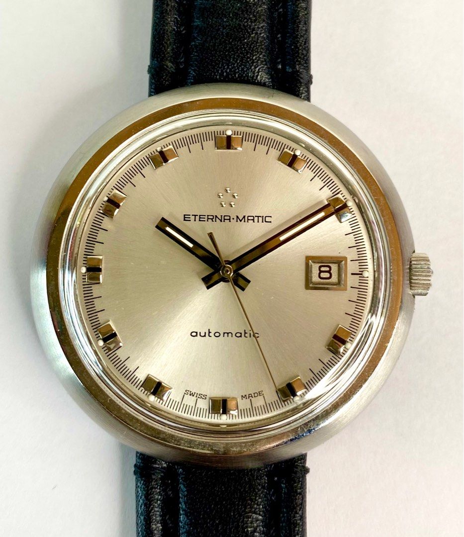 Eterna Automatic Stainless Steel Strap Men Watch, Luxury, Watches on ...