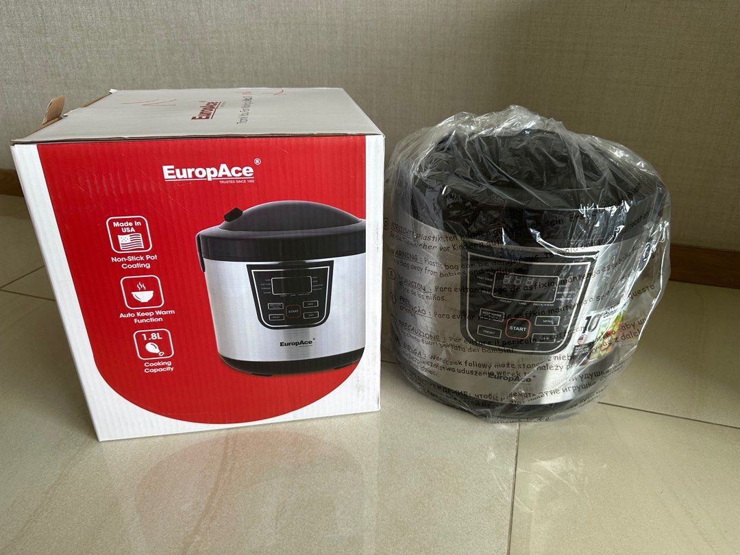 EuropAce Multi-function Rice Cooker, TV & Home Appliances, Kitchen ...