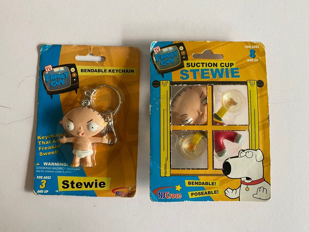 Family Guy Stewie Keychain & Suction Window, Hobbies & Toys, Toys ...