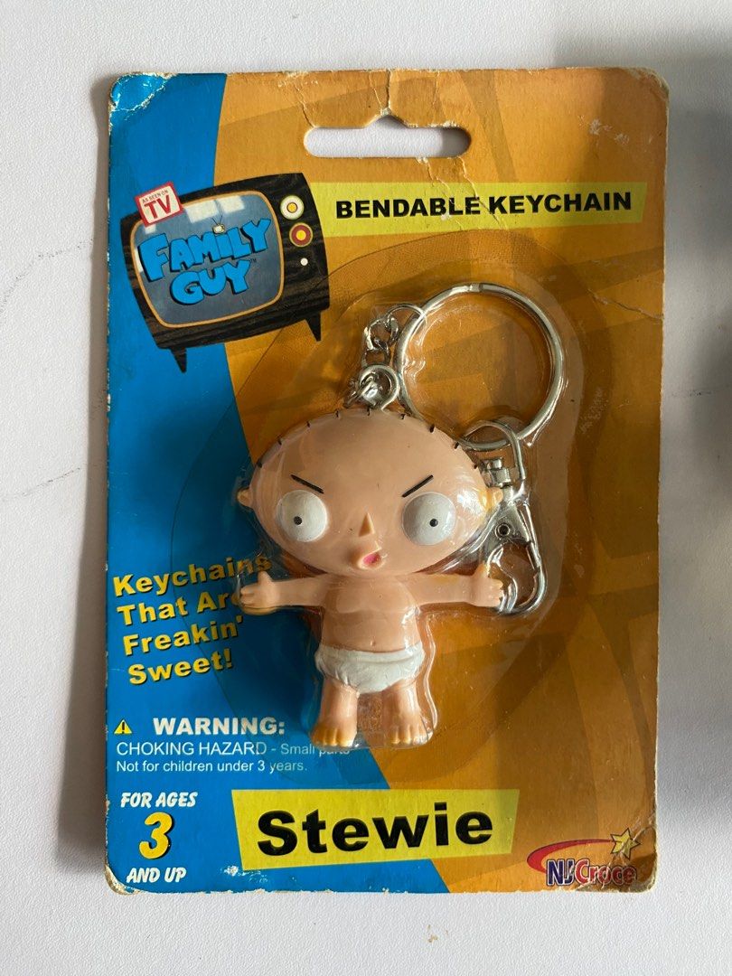 Family Guy Stewie Keychain & Suction Window, Hobbies & Toys, Toys ...