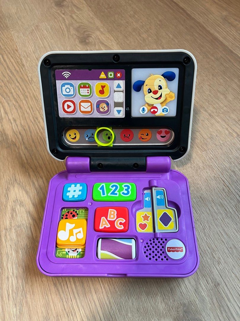 Fisher Price Baby Laptop, Babies & Kids, Infant Playtime on Carousell