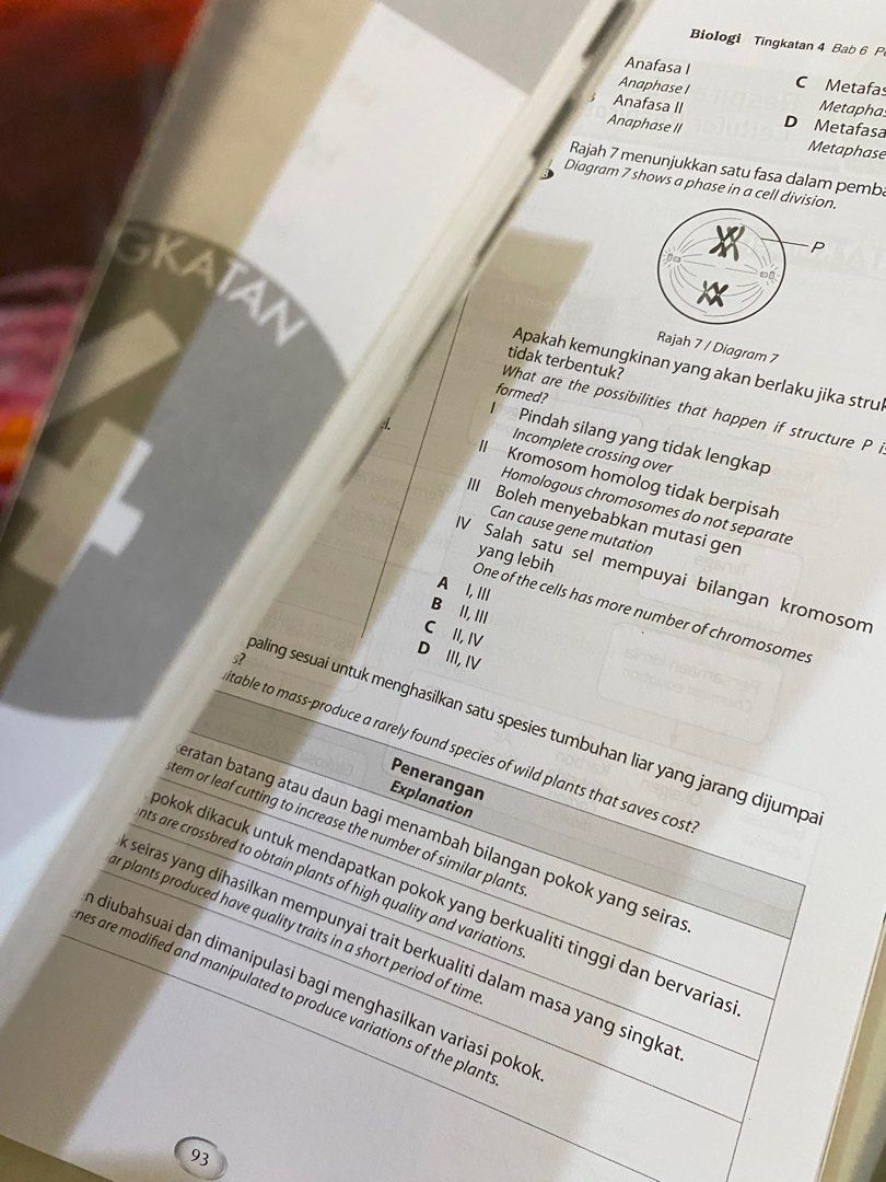 FORM 4 KSSM BIOLOGY REVISION Books with ANSWERS, Hobbies & Toys, Books ...