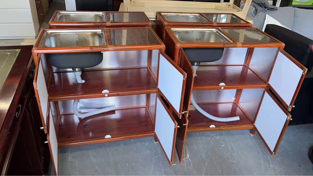 Free delivery kitchen cabinet with sink, Furniture & Home Living ...
