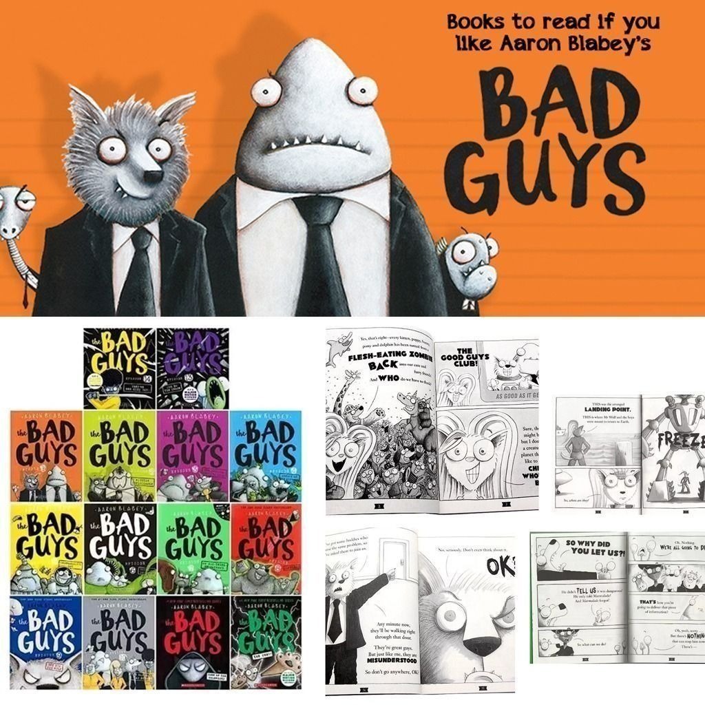 (FREE DELIVERY) The Bad Guys 14 Book Set, Hobbies & Toys, Books ...
