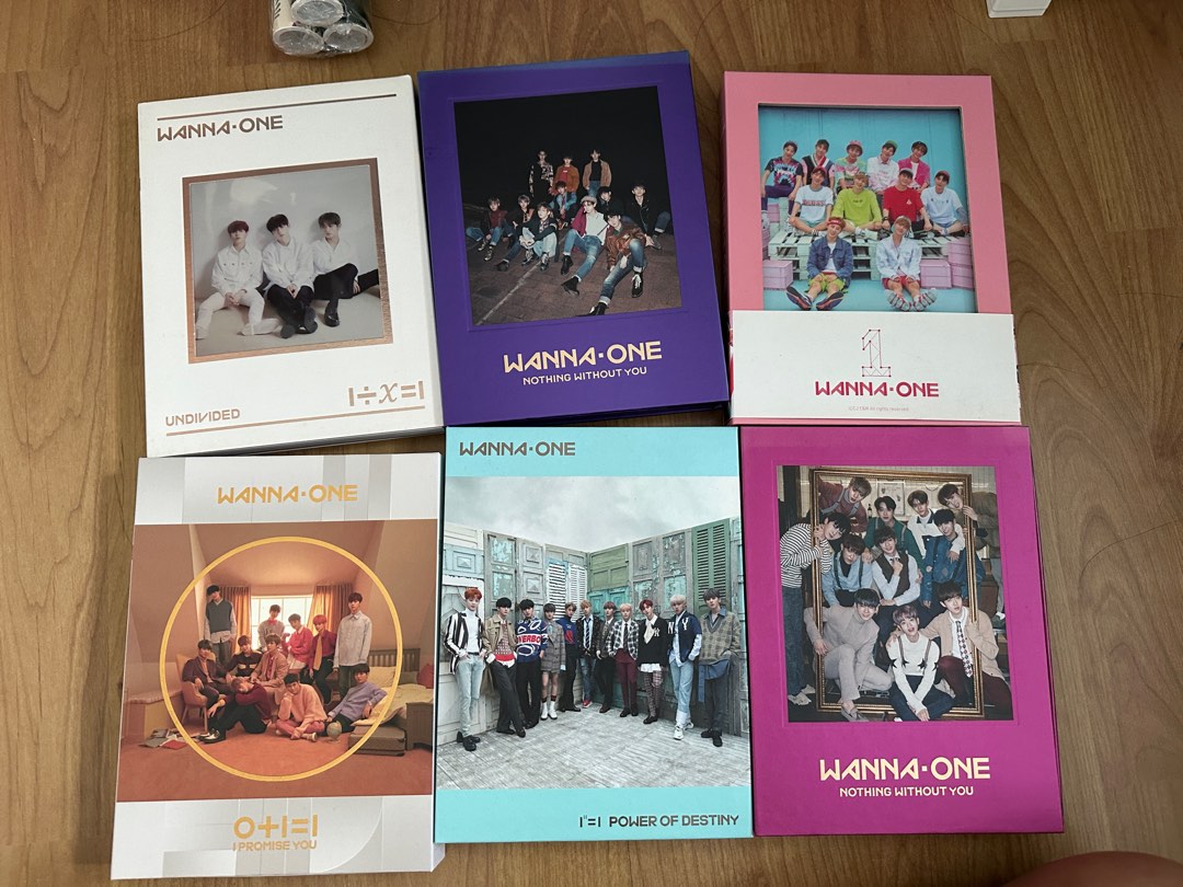(FREE) Wanna One Albums Collection, Hobbies & Toys, Memorabilia ...