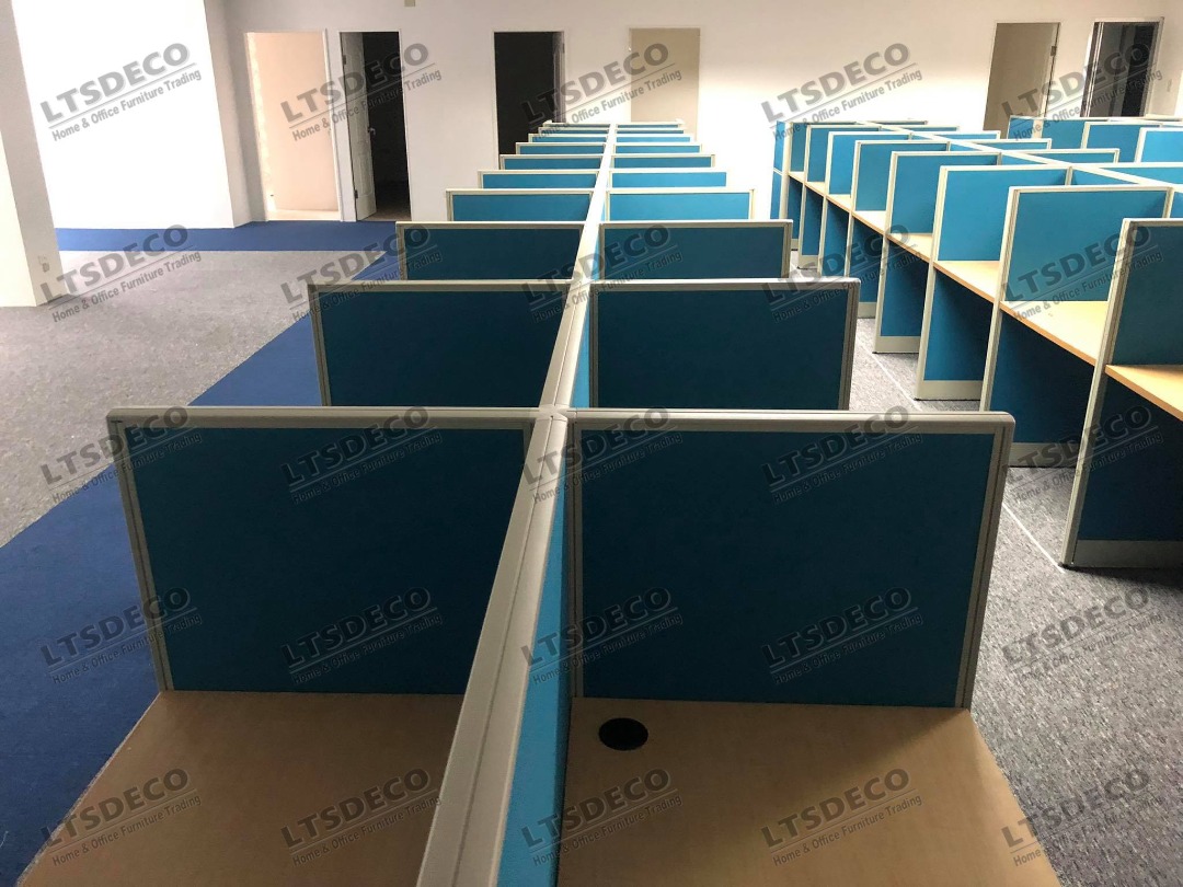 FULL FABRIC CALL CENTER TABLE OFFICE PARTITION FURNITURES, Furniture ...