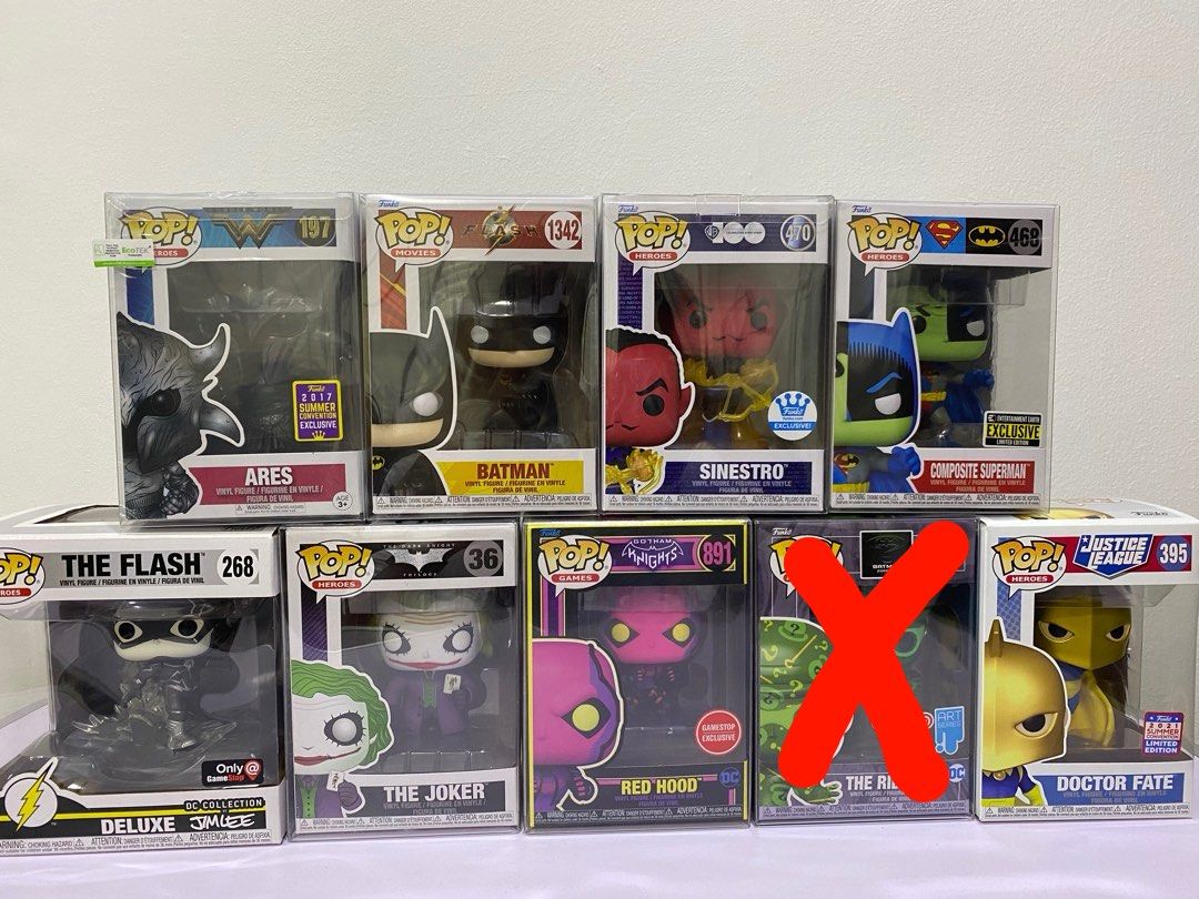 Funko Pop! DC collection, Hobbies & Toys, Toys & Games on Carousell