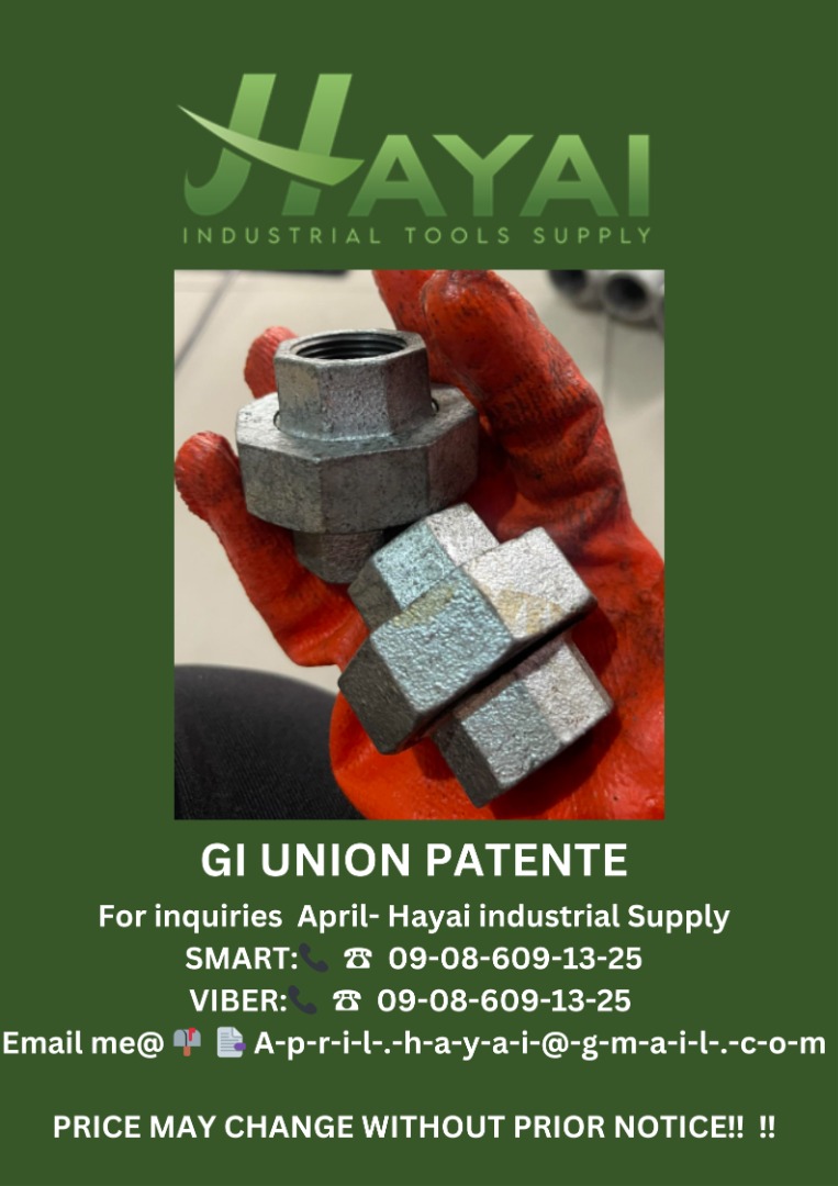 GI union patente, Commercial & Industrial, Construction Tools ...