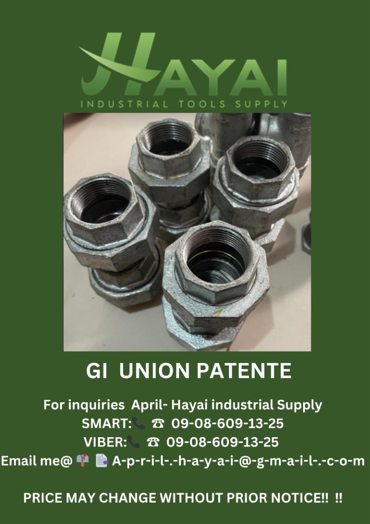 GI union patente, Commercial & Industrial, Construction Tools ...