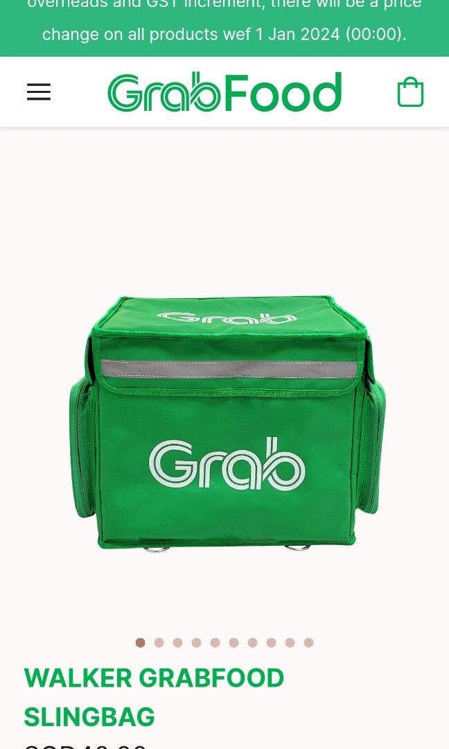 Grab walker bag, Men's Fashion, Bags, Backpacks on Carousell